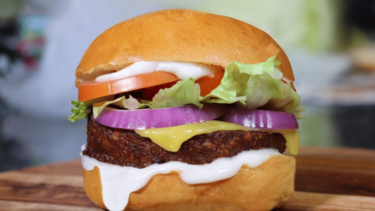 Scrumptious Vegan Burger | Dairy Free Down Under